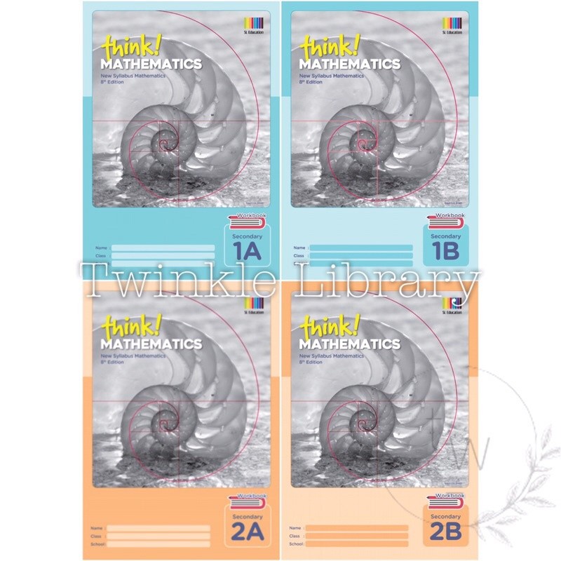 Jual think! Mathematics Secondary 1A 1B 2A 2B Workbook - New Syllabus ...