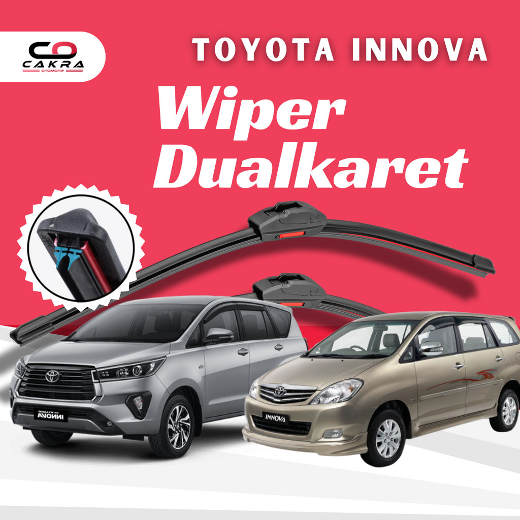 Jual Wiper Mobil Toyota Kijang Innova / All New Innova / Reborn / Zenix ...