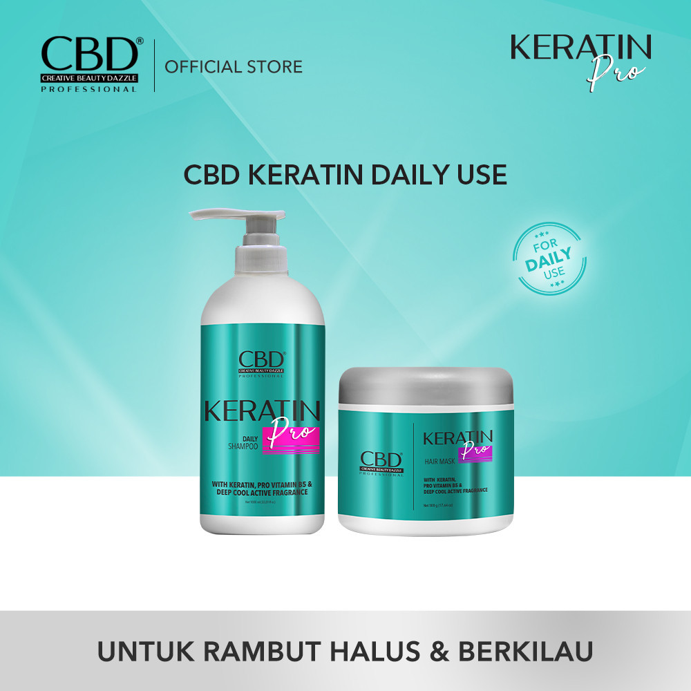 Jual CBD Professional Keratin Pro Series Daily Treatment (Hair Mask ...