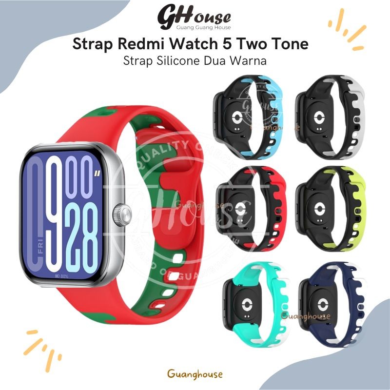 Jual Strap Xiaomi Redmi Watch 5 Dua Warna Tali Strap Redmi Watch 4 Mi ...