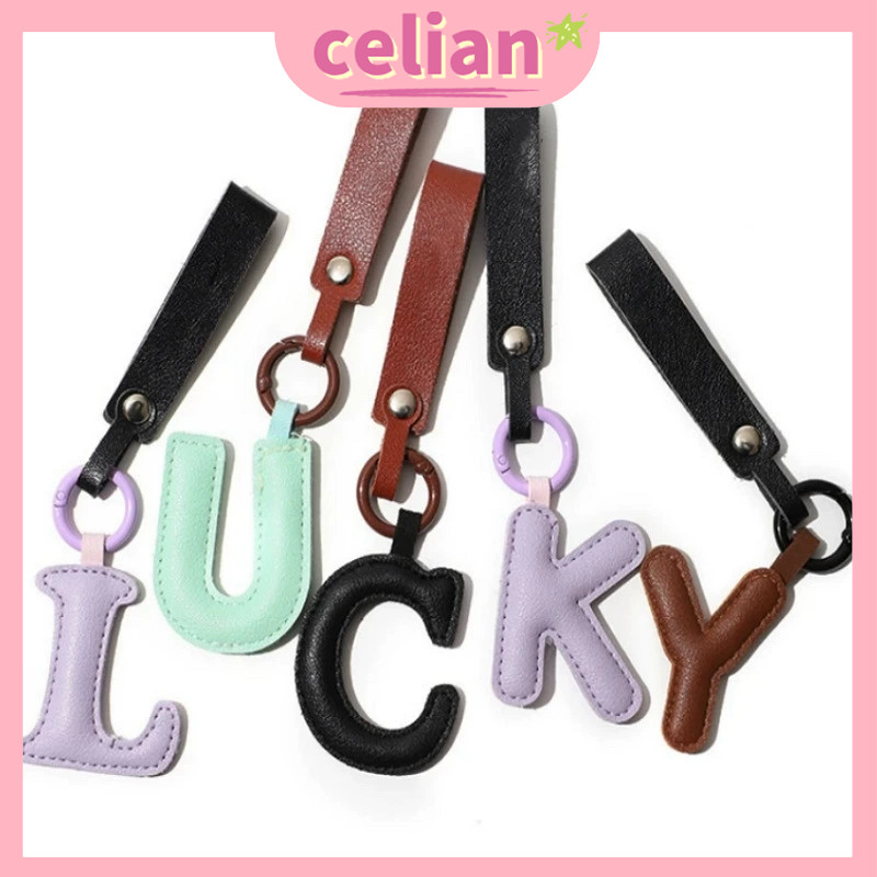 Jual Gantungan Tas - 26 huruf Initial Huruf Keychain / Gantungan Huruf ...