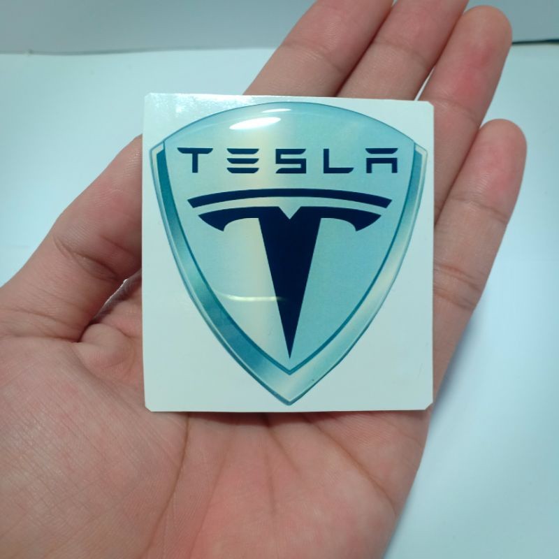Jual TESLA Emblem sticker timbul resin lentur | Shopee Indonesia
