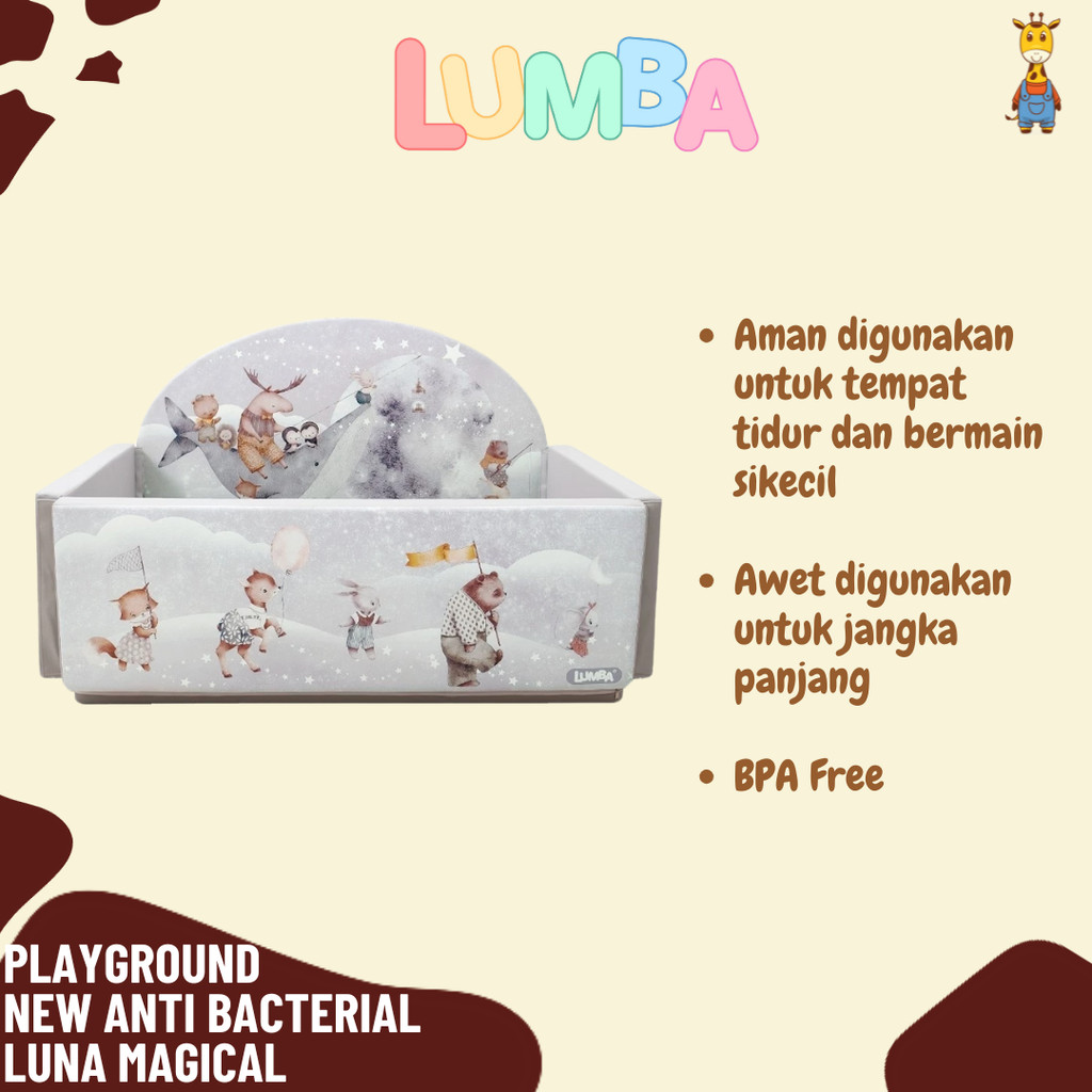 Jual Lumba Playground New Anti Bacterial Luna Magical - Playmat Matras ...