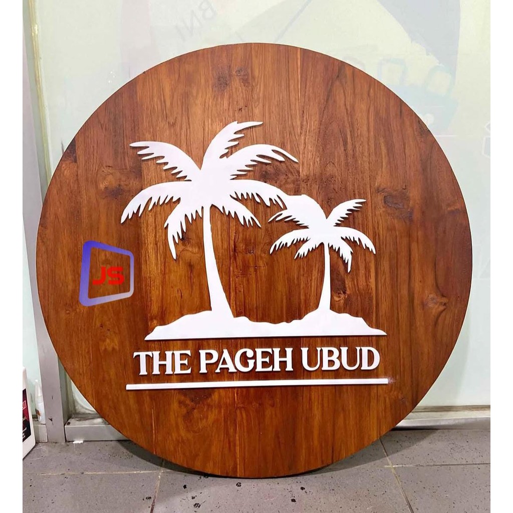 Jual Logo ukir kayu jati dan mahoni custom tempel tembok hiasan kantor ...
