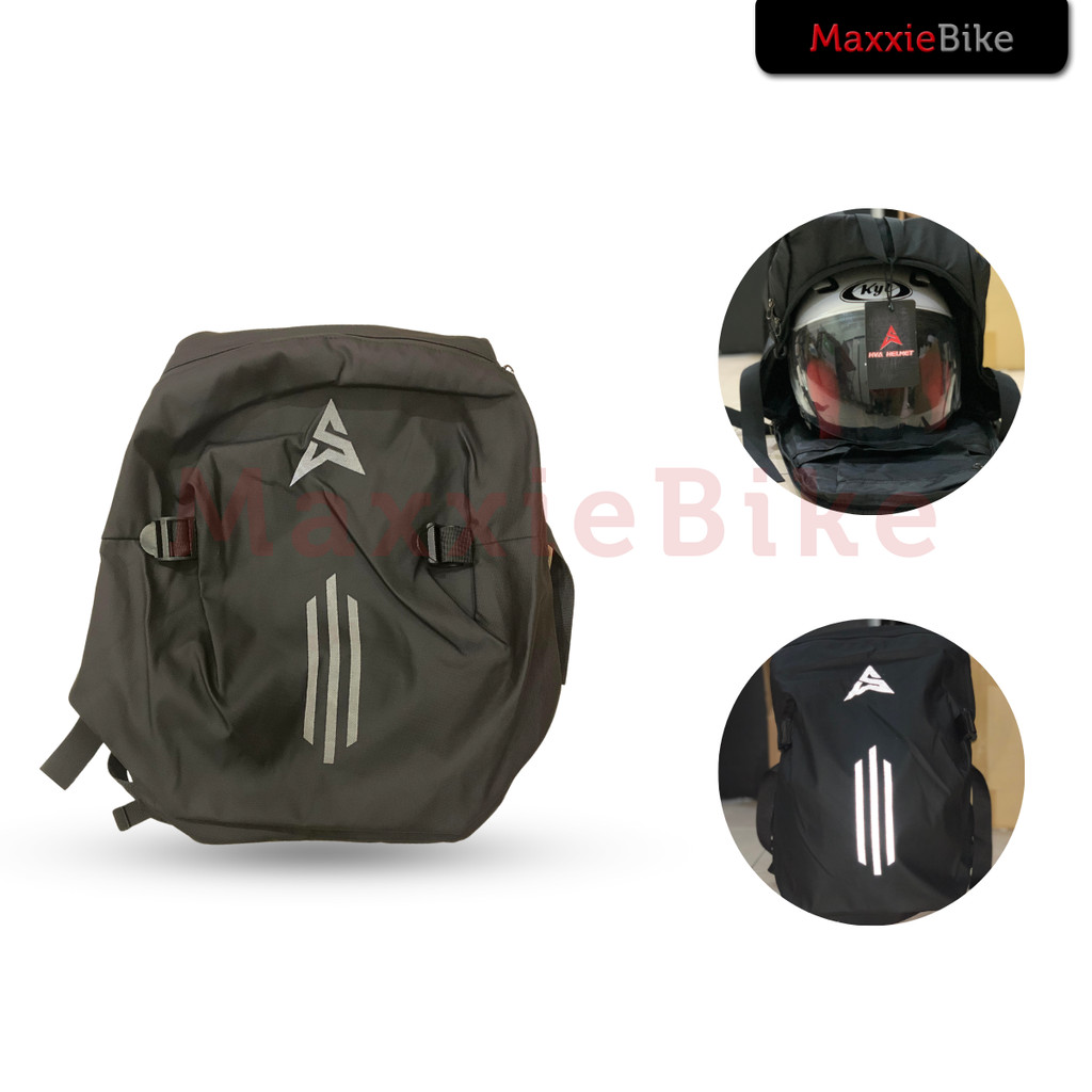 Jual 【Maxxiebike】Tas Helm Sepeda Motor Backpack Helmet Motorcycle Bag ...