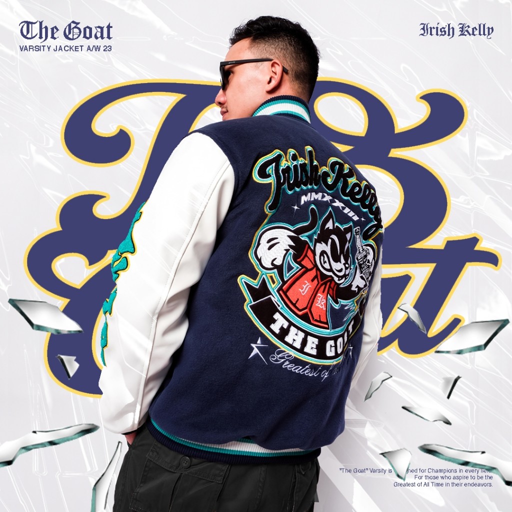 Jual Irish Kelly THE GOAT Varsity Jacket | Jaket Varsity | Shopee Indonesia