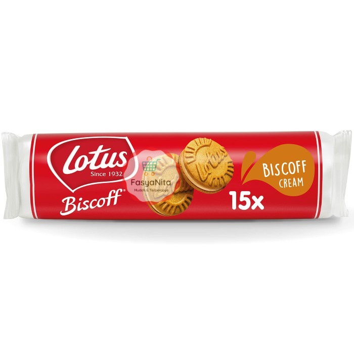 Jual Biskuit Karamel Lotus Biscoff Sandwich Cookies Roll Bulat (150 gr ...