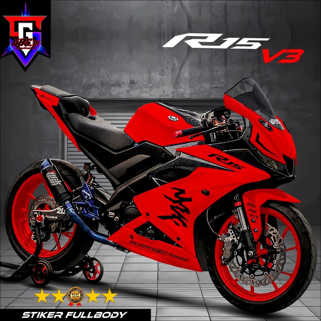 Jual Decal R15 V3 Fullbody Stiker Motor R15 V3 Stiker Decal Yamaha R15 ...