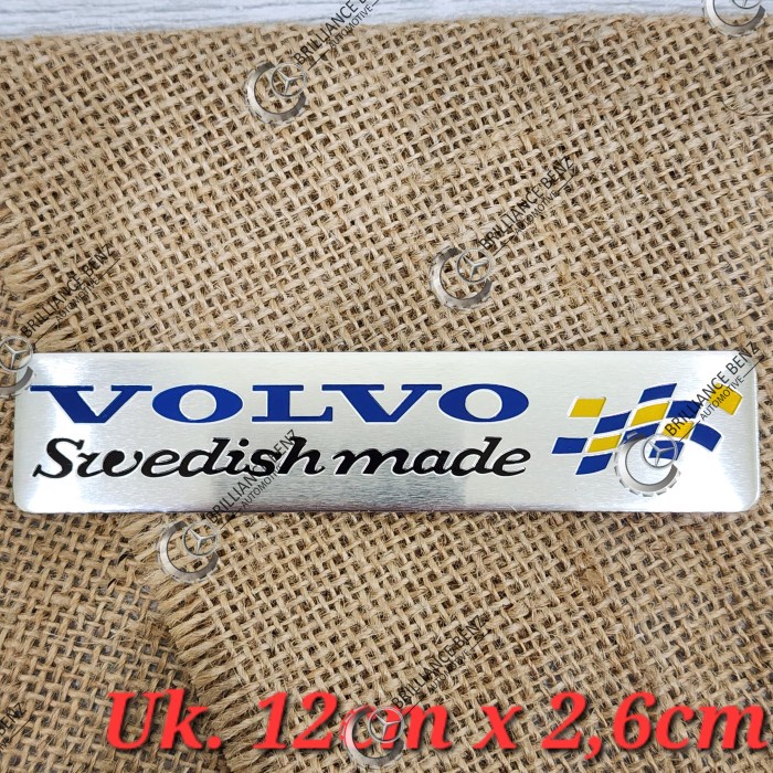 Jual EMBLEM 3D ALUMUNIUM VOLVO MOTORSPORT SWEDISH MADE / STICKER PLAT ...
