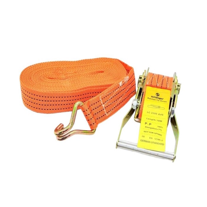 Jual RATCHET TIE DOWN 10 METER - WEBBING CARGO LASHING 2 TON X 10 METER ...