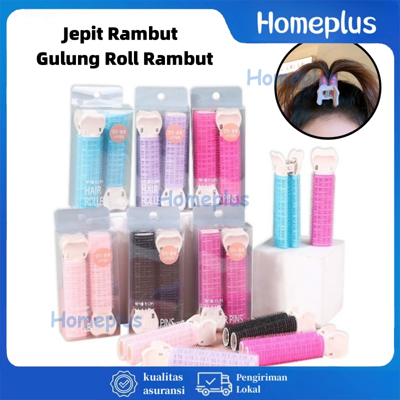 Jual HomePlus Jepit Rambut Gulung Roll Rambut Jepit Untuk Poni Velcro ...
