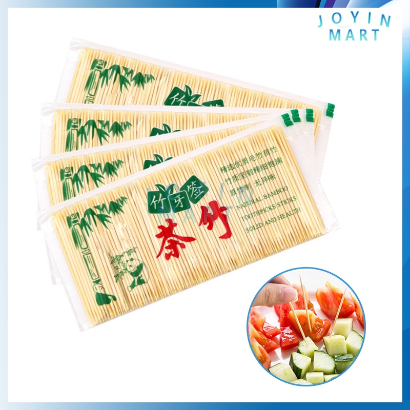 Jual 1 Pack Tusuk Gigi Ukir Bambu Isi +- 100 Batang / Tusuk Gigi Bambu ...