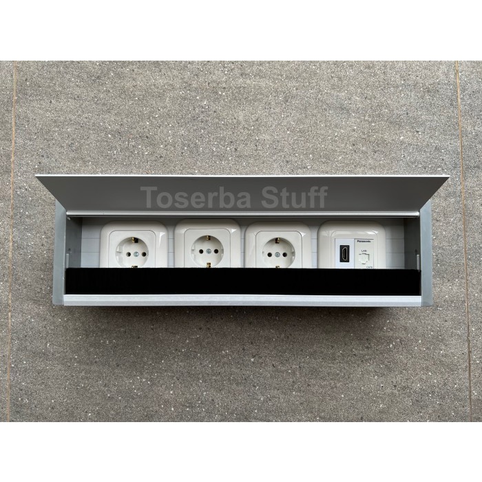 Jual GROMMET BOX KOTAK SILVER PANASONIC 3 TRIPLE POWER ARDE HDMI LAN ...
