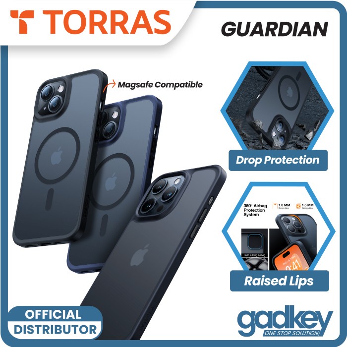 Jual Case iPhone 15 Pro Max Plus Torras Guardian Magsafe Slim Casing ...
