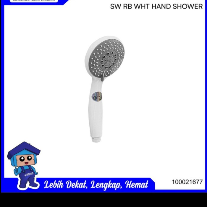 Jual HAND SHOWER/SHOWER MANDI ONDA EXCLUSIVE SW RB WHT (SET) | Shopee ...