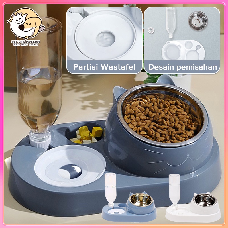 Jual Dispenser Minuman Kucing Otomatis Pet Feeder 2 in 1 Auto Feeder ...