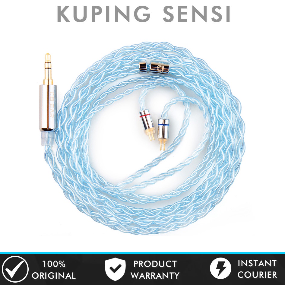 Jual KBEAR ST6 Earphone Cable 4 Core 4N Silver-Plated IEM Upgraded Cable | Shopee Indonesia