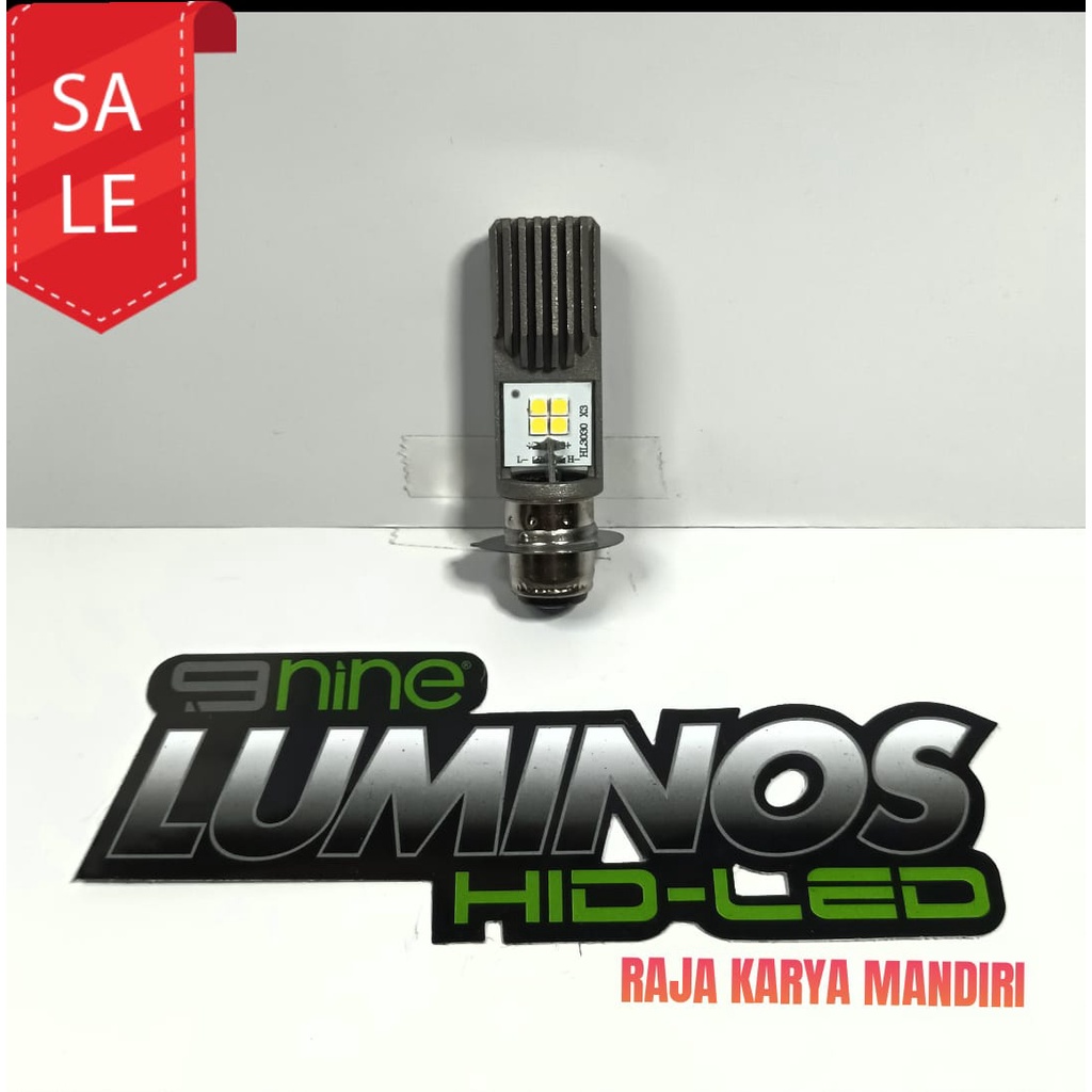 Jual LAMPU LED LUMINOS LAMPU UTAMA MOTOR BEBEK MATIC H6 CSP HI LO WHITE 12V PNP | Shopee Indonesia