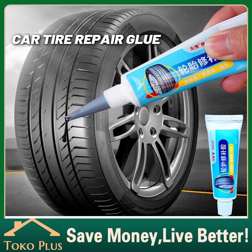 Jual Lem Tambal Perbaikan Ban Mobil Sepeda Motor Anti Bocor / Tire Glue ...