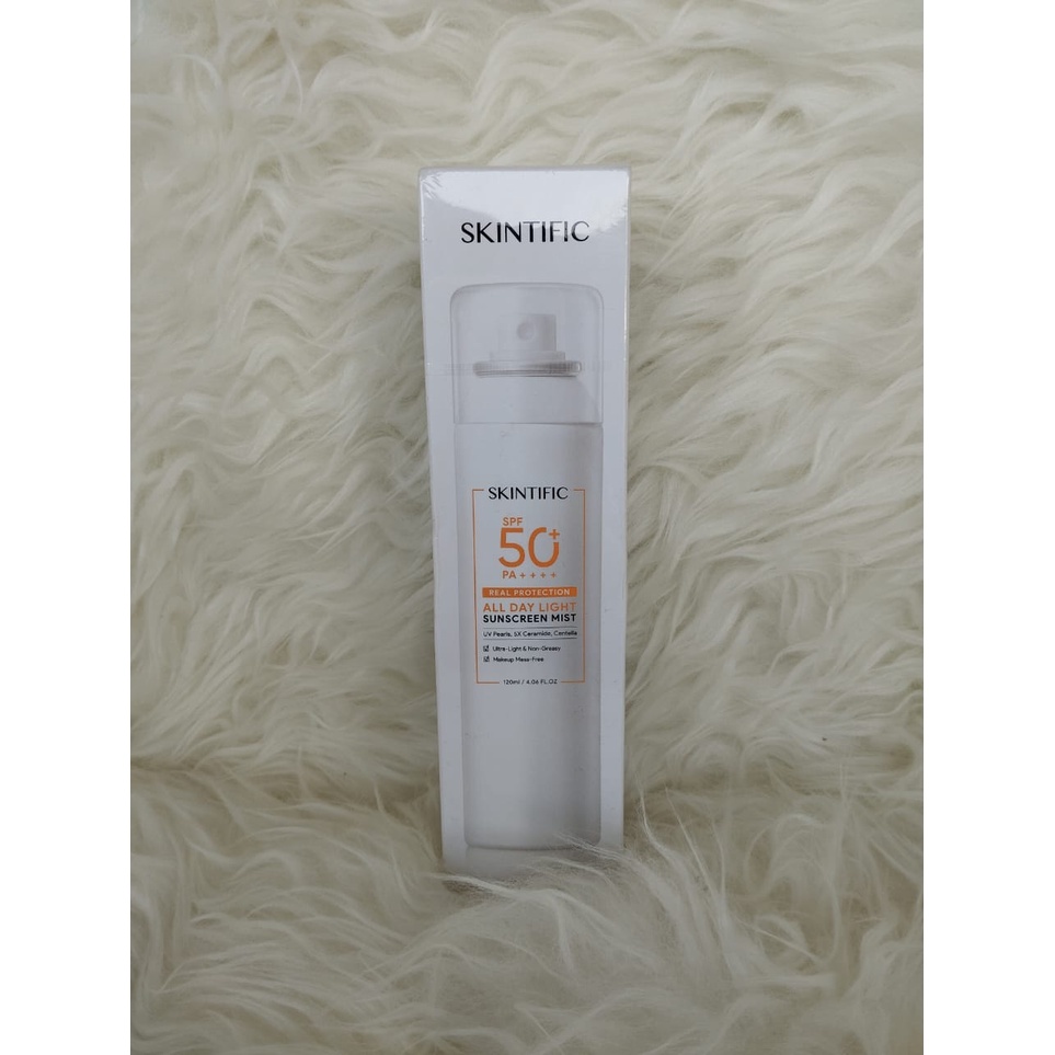 Jual Skintific Sunscreen Mist Spray SPF 50 All Day Light 120 ml ...