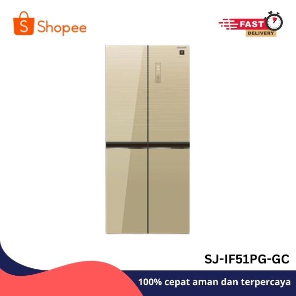 Jual SHARP SJ-IF51PG-CG Kulkas Multi Door 4 Pintu SJIF51PGCG 472 L ...