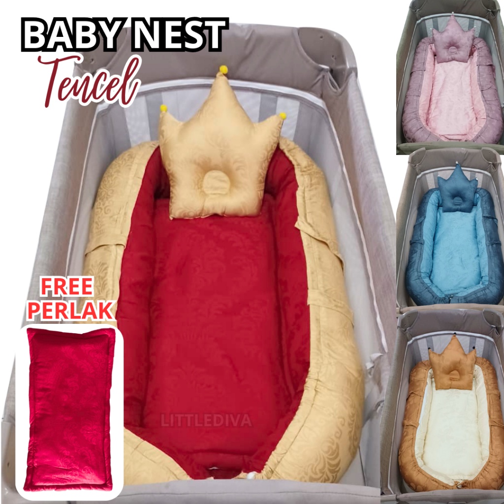 Jual Kasur Bayi Bahan Tempat Tidur Bayi Bahan Mewah Baby Nest Tempat ...