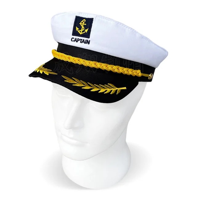 Jual Topi Sailor Topi Pelaut Kapten Pirates Bajak Laut Topi Kostum Hat ...