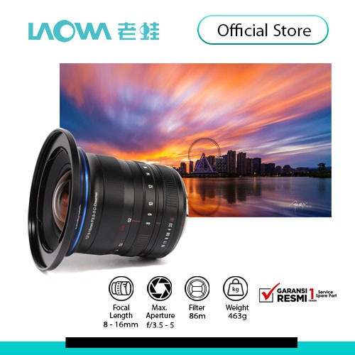 Jual Laowa 8-16mm f/3.5-5 Zoom CF Lens Wide | Shopee Indonesia