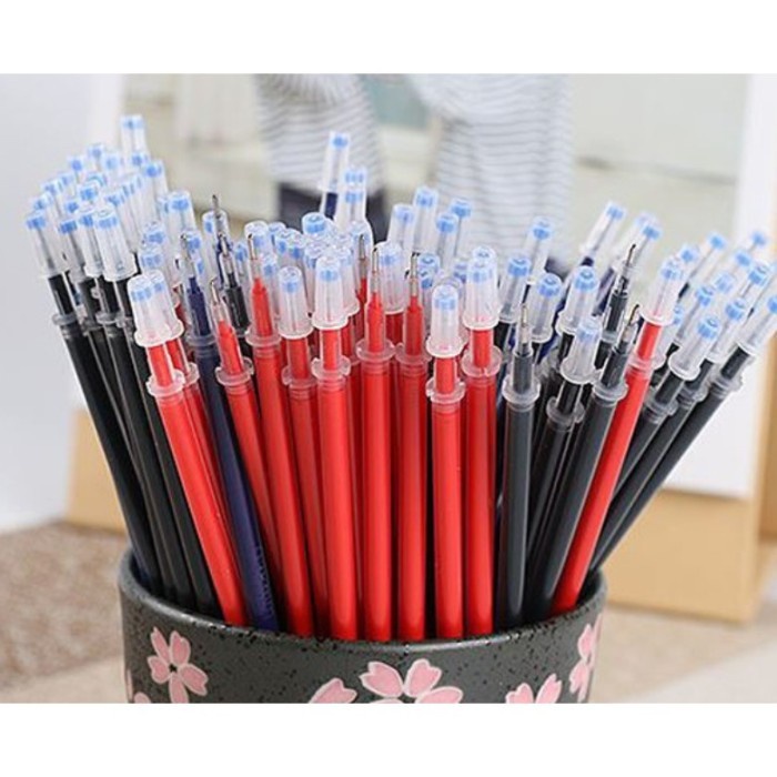 Jual TOM ISI ULANG TINTA PULPEN 0.5mm 3 Warna / REFILL Gel Ink Pen ...