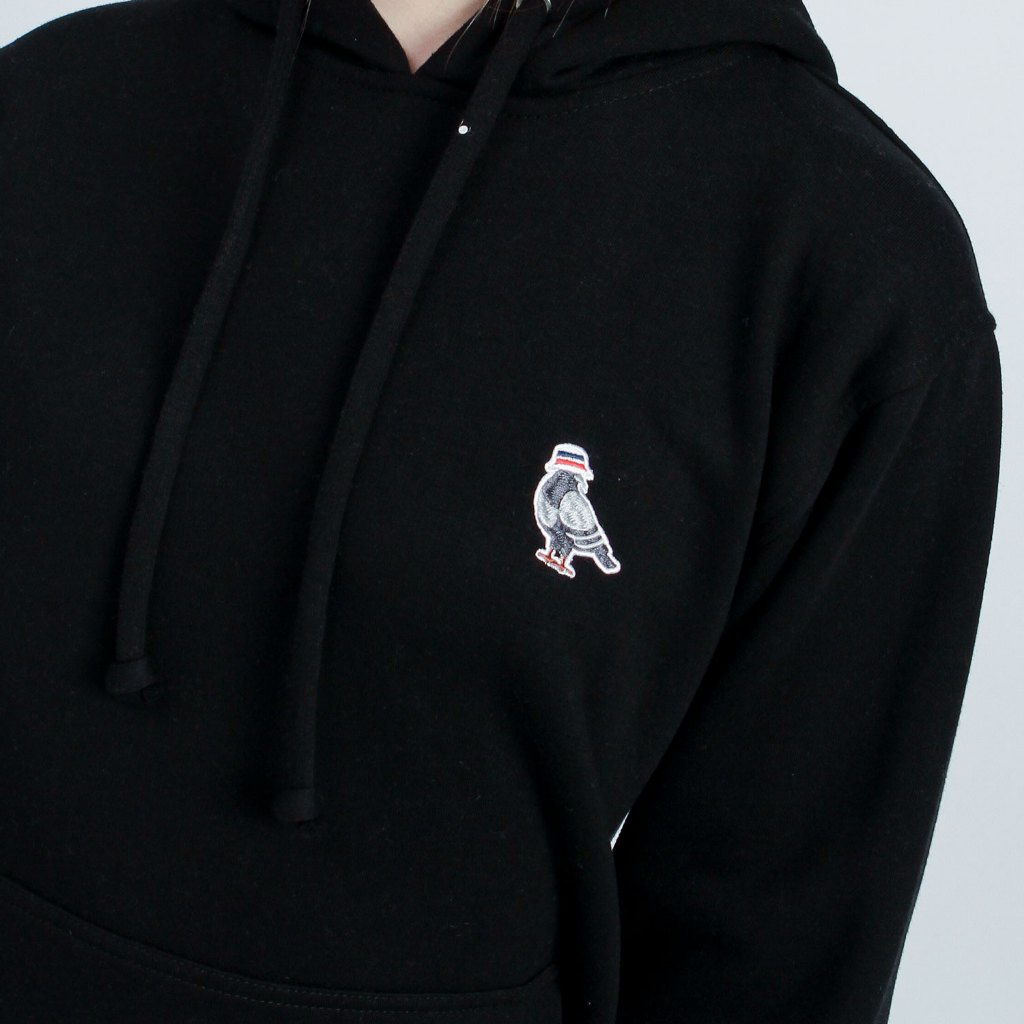Jual HOOLIGANS Hoodie Bold Pigeon Black | Shopee Indonesia