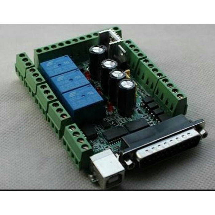 Jual Clff Mach 3 CNC 6 axis Stepper Motor Controller Board USB input | Shopee Indonesia