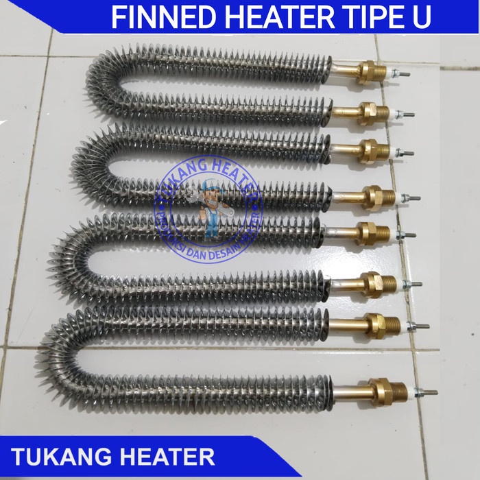 Jual Hiter Finned Heater Tipe U Pemanas Udara panjang U 250 mm 220 Volt ...