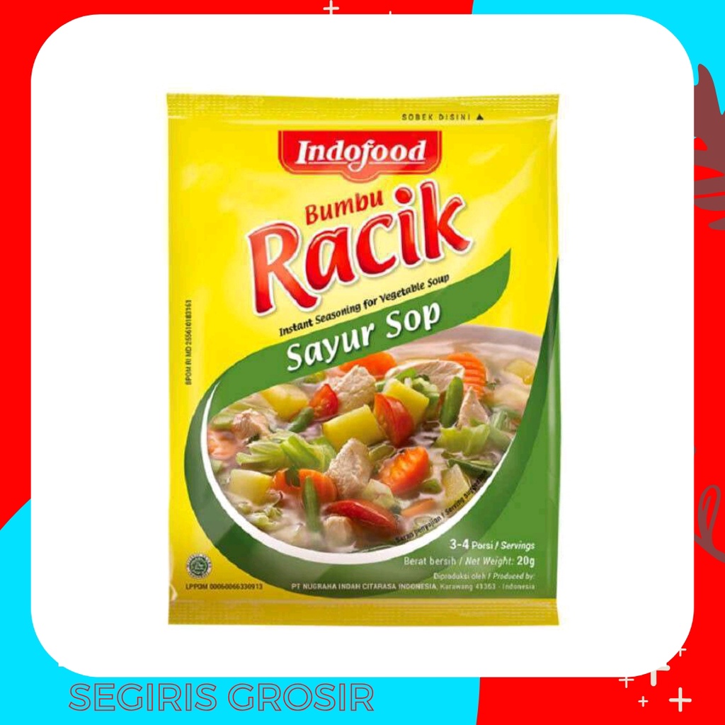 Jual Indofood Bumbu Racik Sayur Sop 20gr | Shopee Indonesia