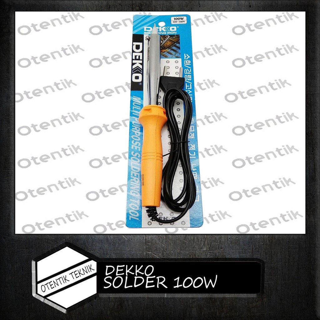 Jual DEKKO SOLDER 100W DS100N - DEKO SOLDER 100 W - SOLDER PENSIL DEKKO ...