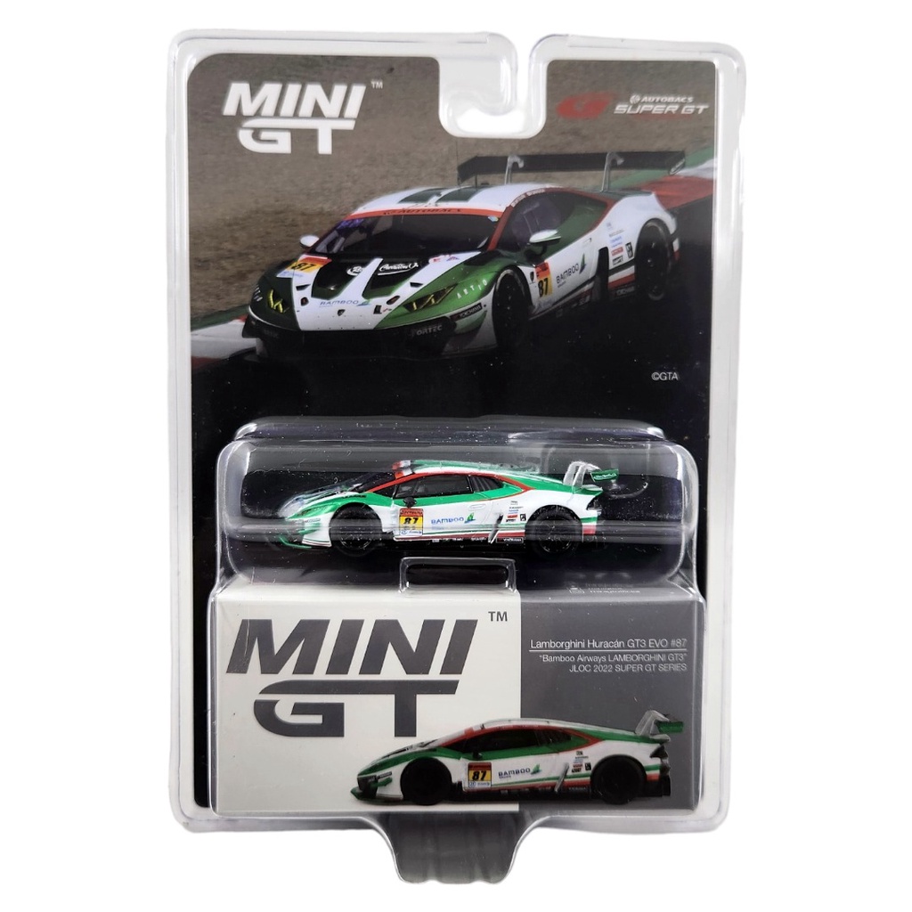Jual Mini GT Lamborghini Huracan GT3 EVO #87 JLOC 2022 SUPER GT Series ...