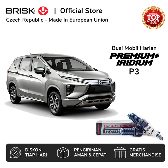 Jual Busi Mobil Mitsubishi Xpander Brisk Premium Iridium P3 | Shopee ...