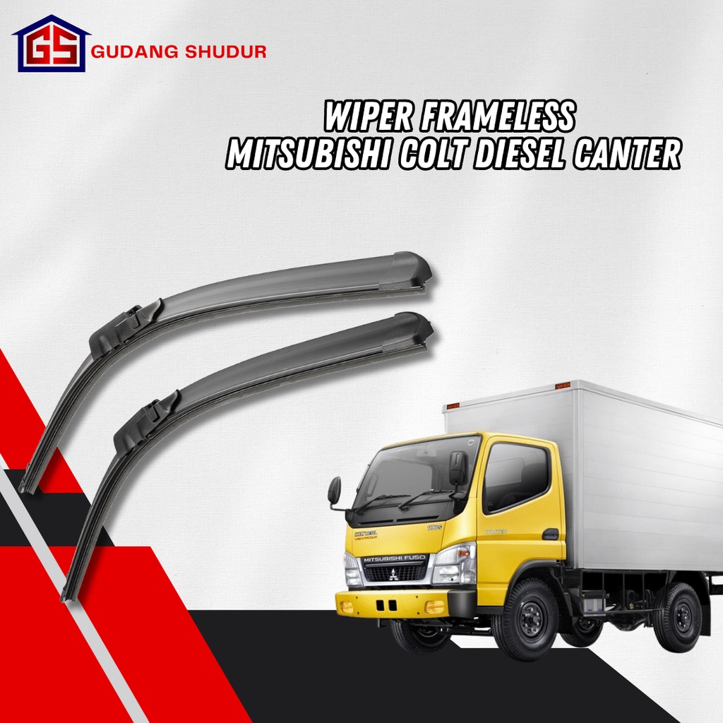 Jual Wiper Mobil Frameless Mitsubishi Truk Colt Diesel Canter Sepasang ...