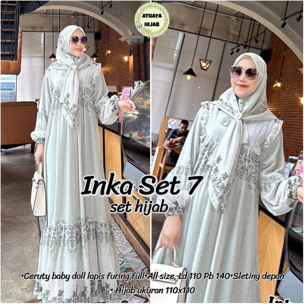 Jual INKA SET 7 HIJAB AThAYA | Shopee Indonesia