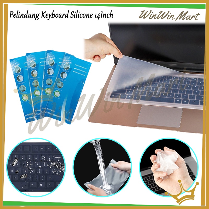 Jual Pelindung Keyboard Silicone 14Inch/Pelindung Keyboard 14 Inch ...