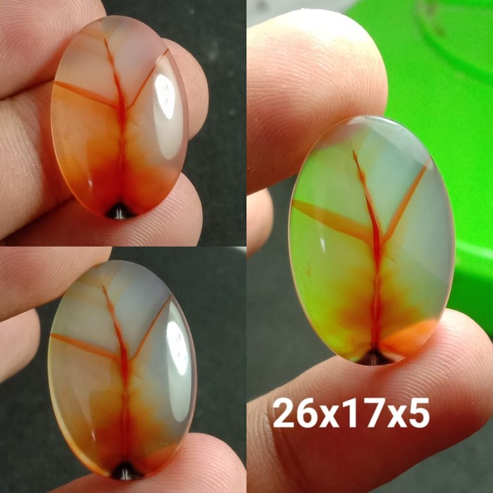 Jual Natural Batu Akik Motif Gambar Bunga Tulip Mawar Melati Rose Antik ...