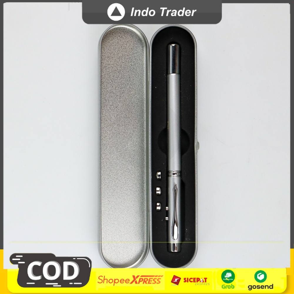 Jual Bolpoint Pulpen Laser Pointer Senter Stik Komando Magnet Pena ...