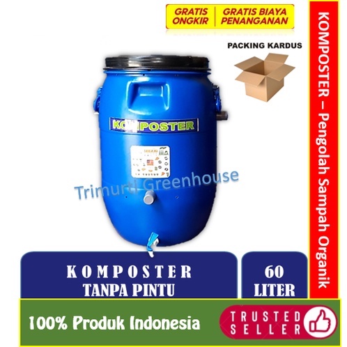 Jual Tong Komposter 60 Liter Alat Pengolah Sampah Organik | Shopee ...