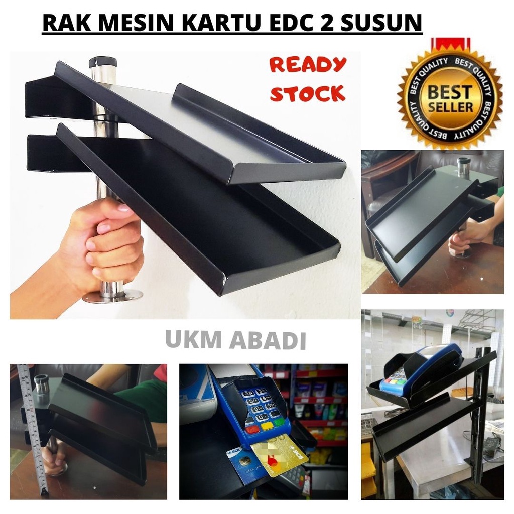 Jual Rak Kasir Supermarket Resto Cafe Mesin Printer Kartu Bank EDC 2 ...