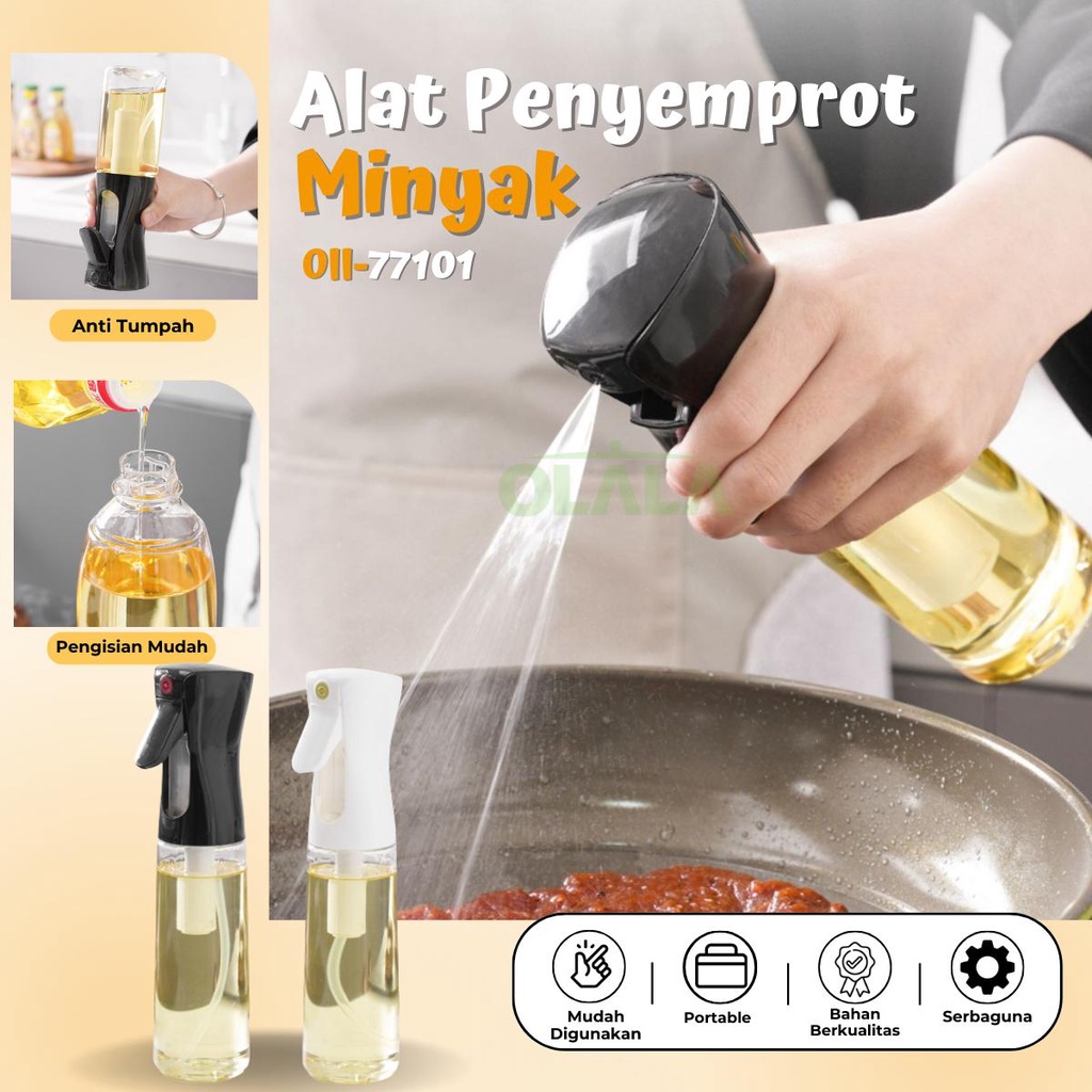 Jual Oil Spray Bottle 200ML Botol Semprot Minyak Botol Transparan ... Jual Oil Spray Bottle 200ML Botol Semprot Minyak Botol Transparan ...