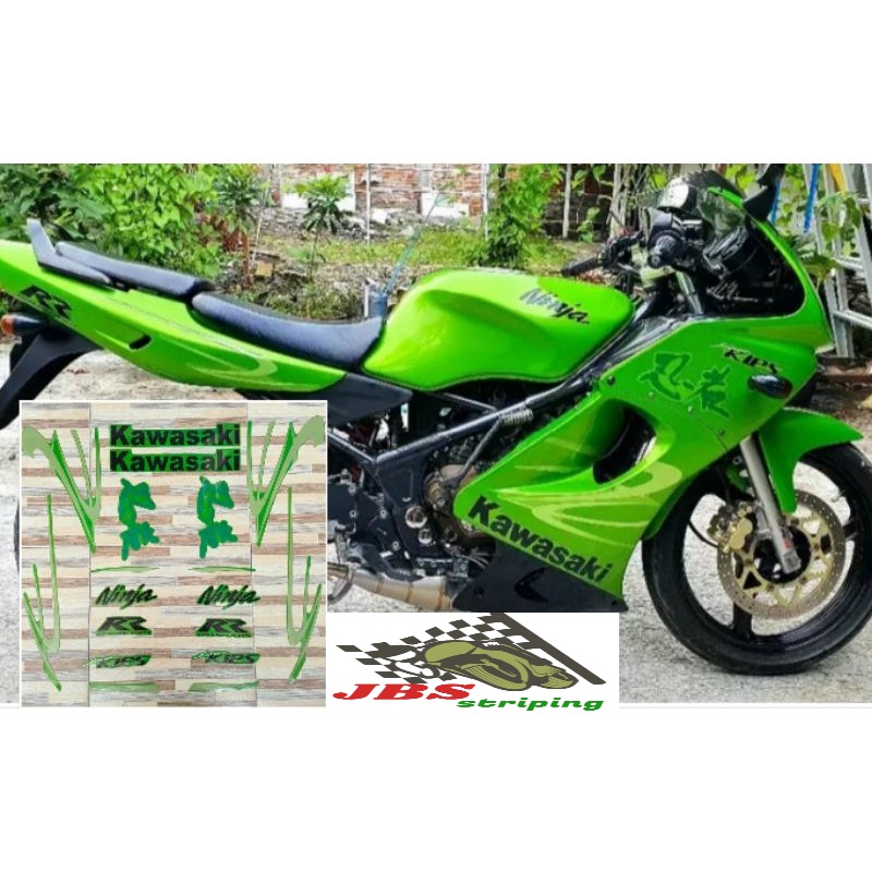 Jual Stiker ninja rr Striping Kawasaki ninja 150 RR 2tak 2010 2011 list ...