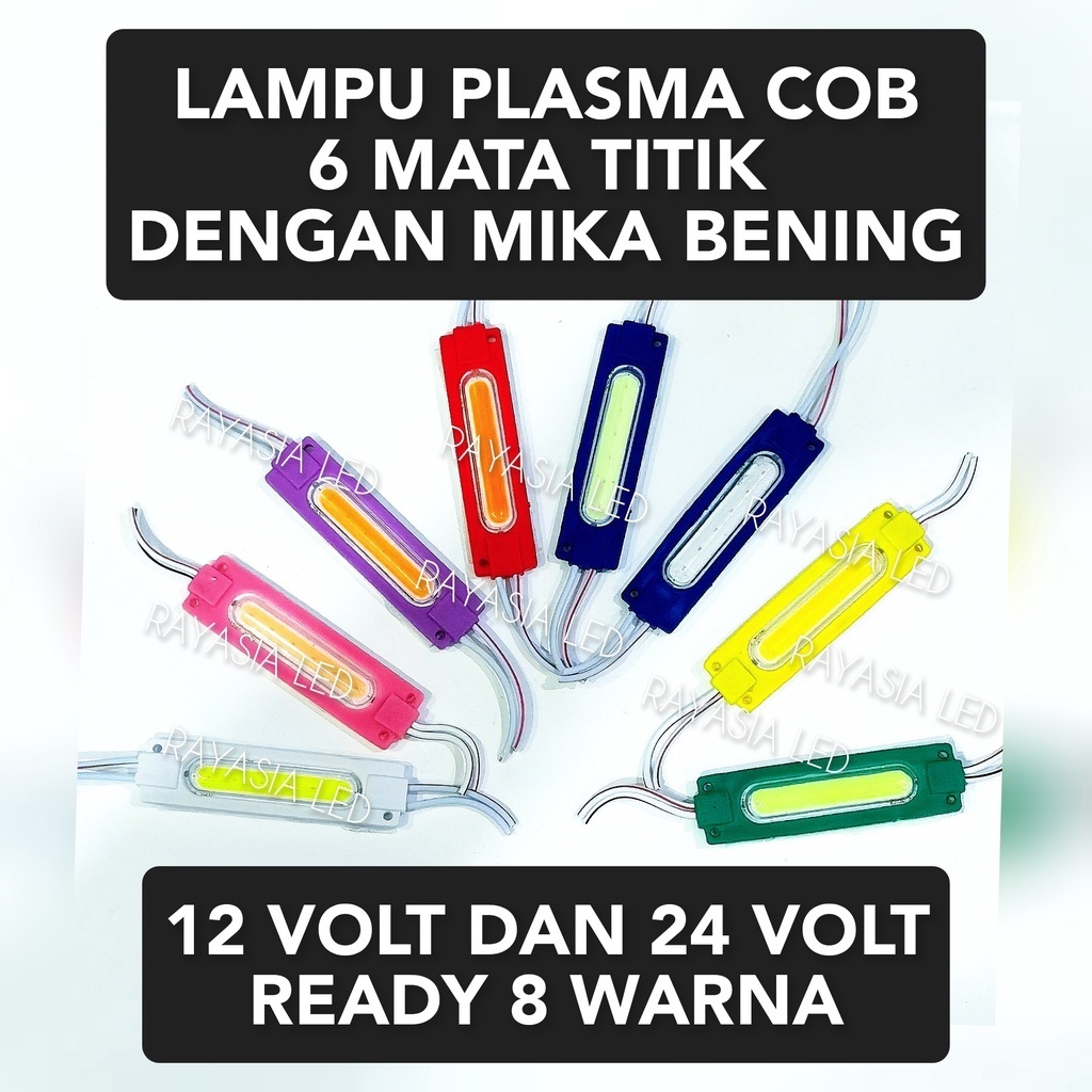 Jual LAMPU KOLONG COB PLASMA 6 MATA TITIK 12 VOLT 24VOLT VARIASI ...