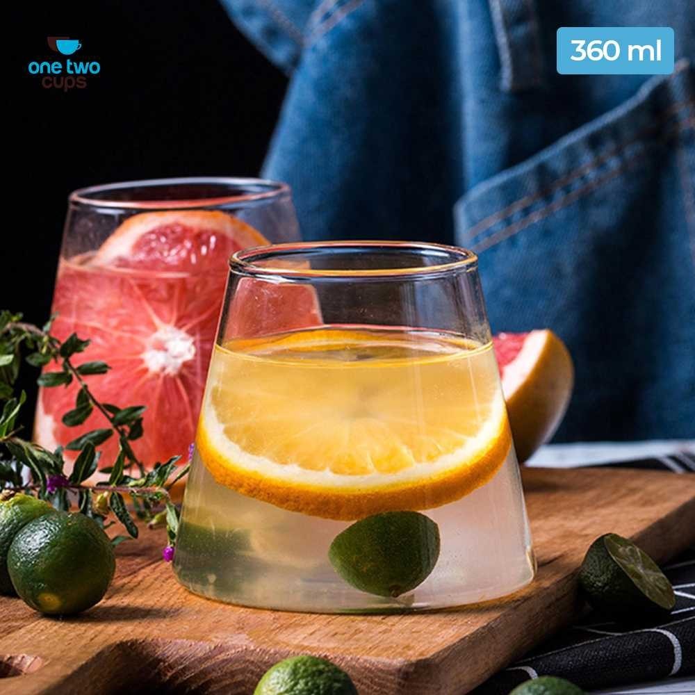 Jual One Two Cups Gelas Minuman Unik Cocktail Borosilicate Glass 360ml - KT010 X SERA | Shopee ...
