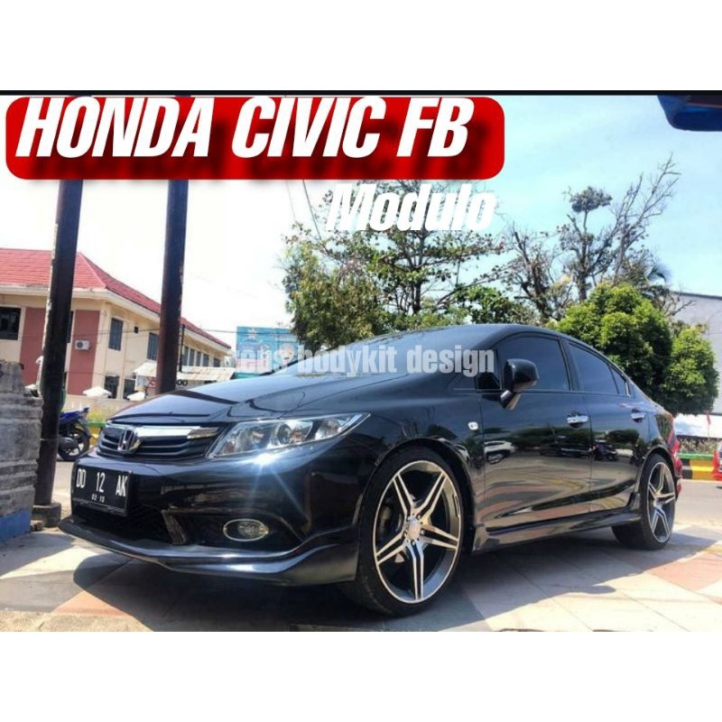 Jual Bodykit Honda Civic FB Modulo Plus Ducktail 2012 sampai 2015 Asli ...