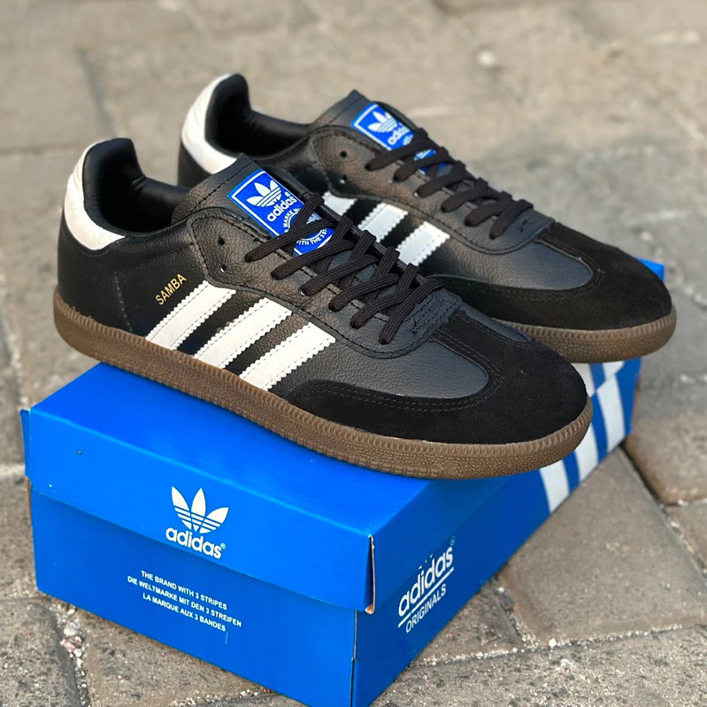 Jual Samba OG Hitam Garis Putih - Sepatu Sneakers Pria original 100% ...