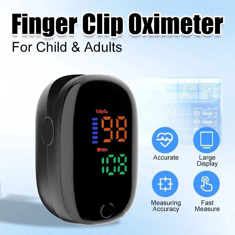 Jual AS - IBEN Fingertip Pulse Oximeter Digital Alat Ukur Kadar Oksigen ...